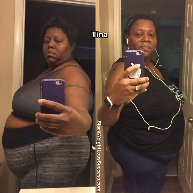 Tina lost 101 pounds - Black Weight Loss Success