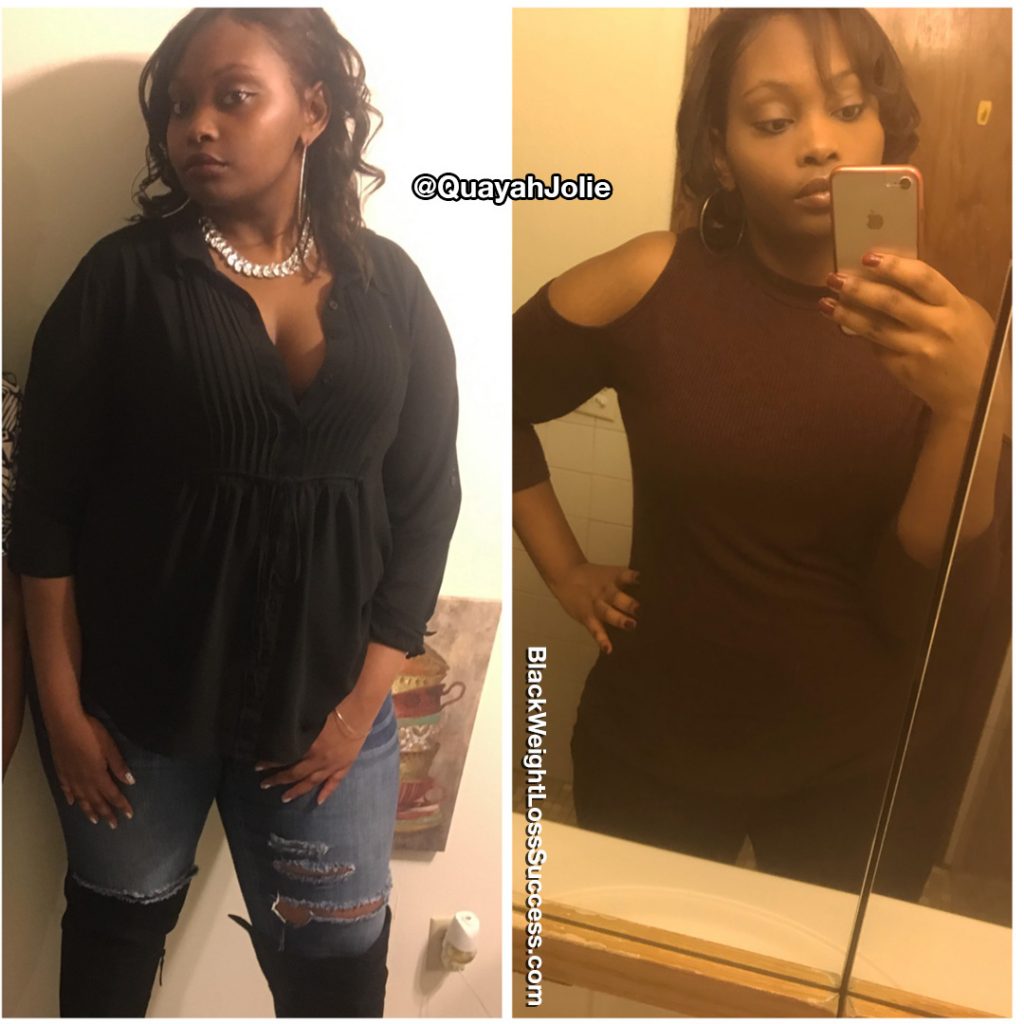 Jackie lost 68 pounds | Black Weight Loss Success