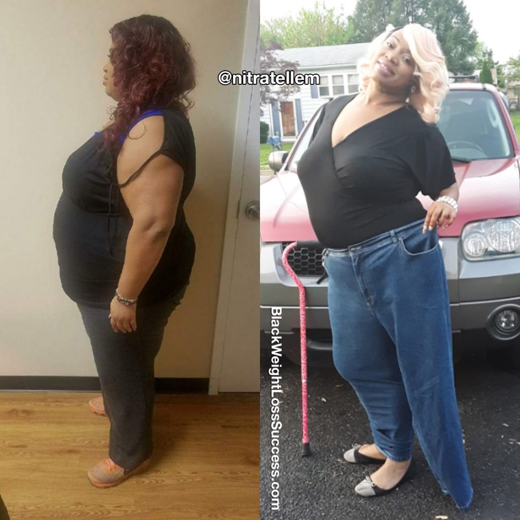 Lanitra lost 115 pounds - Black Weight Loss Success