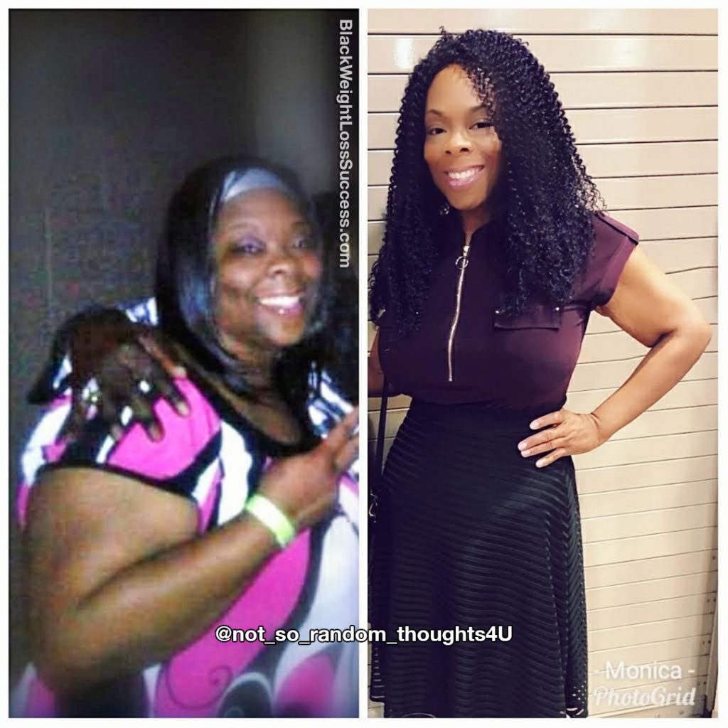 Monica lost 130 pounds - Black Weight Loss Success