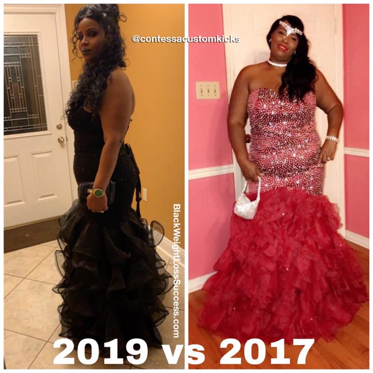 Contessa lost 97 pounds | Black Weight Loss Success