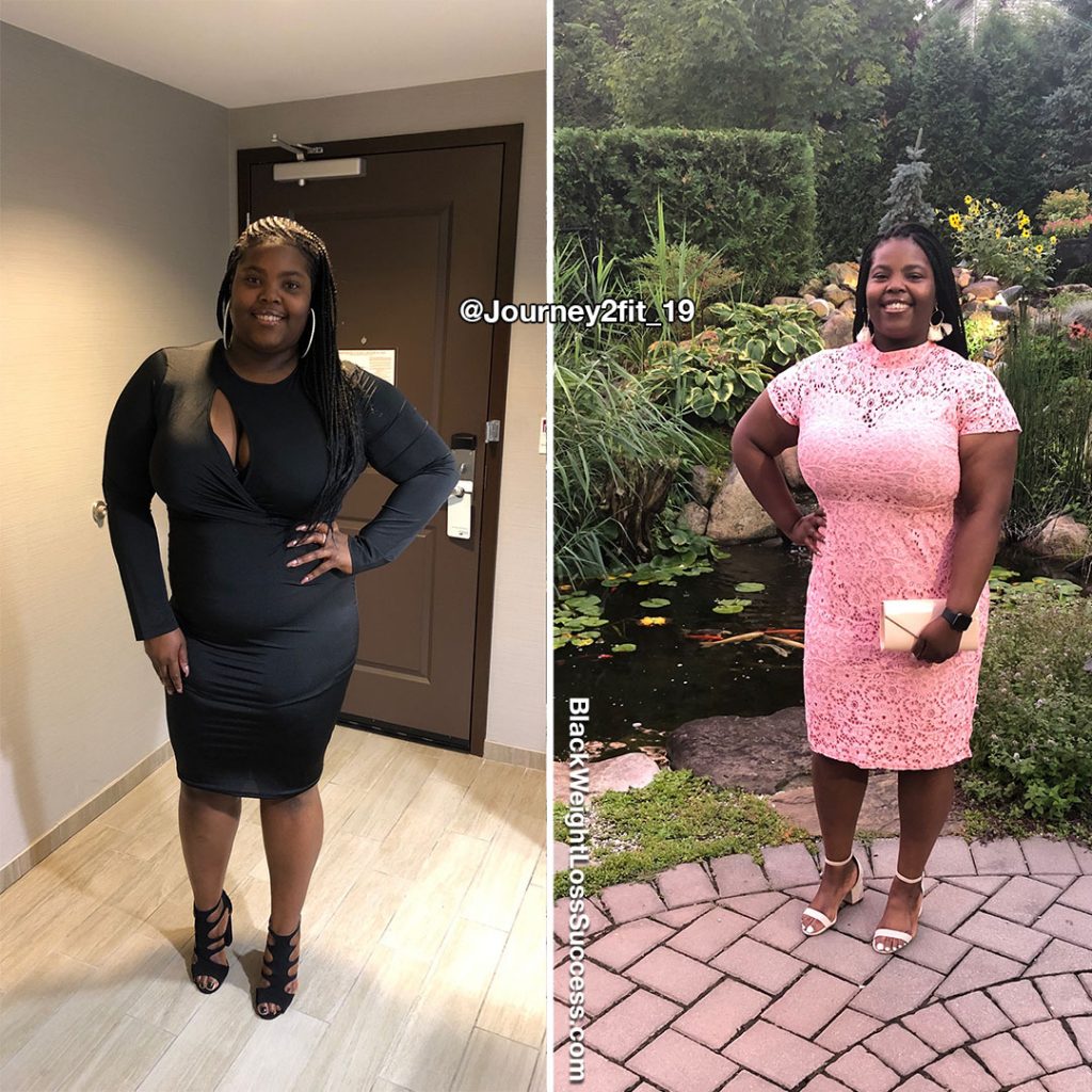 Jodian lost 33 pounds | Black Weight Loss Success