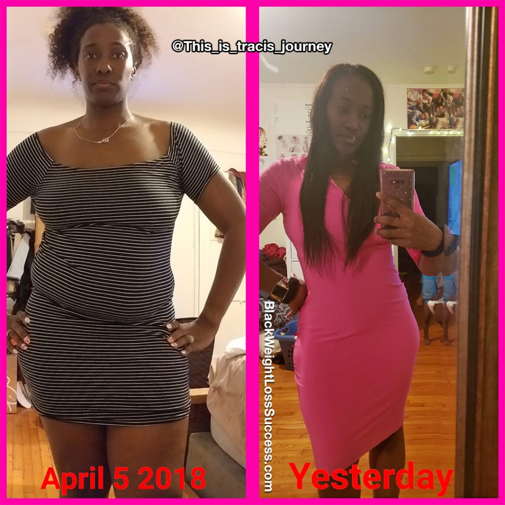 Traci lost 44 pounds | Black Weight Loss Success