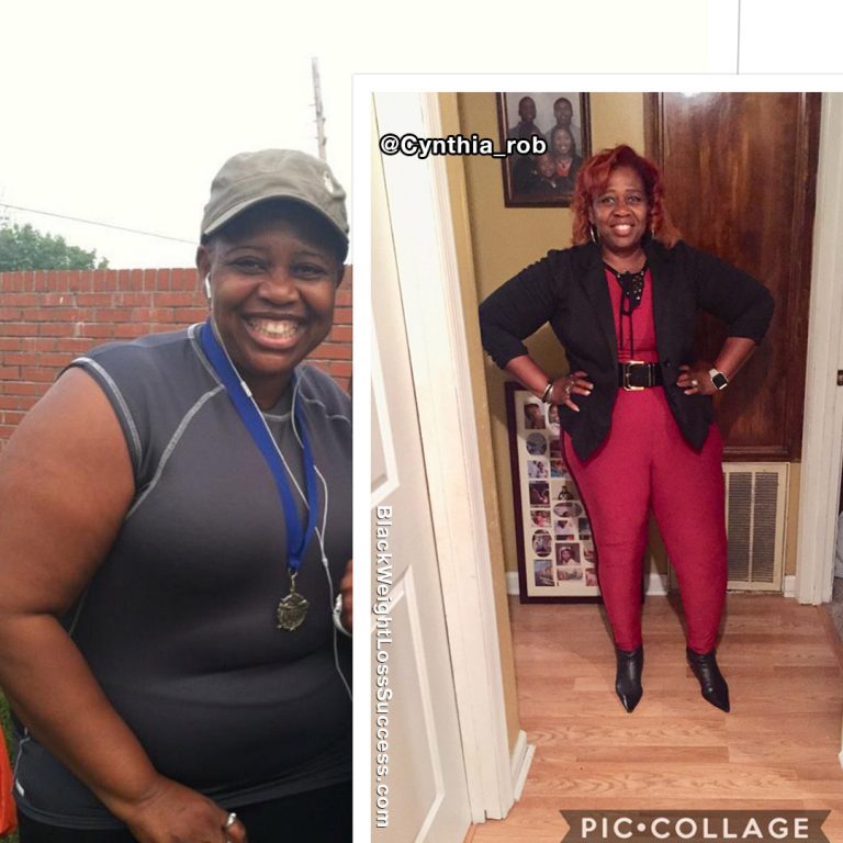 Cynthia lost 58 pounds | Black Weight Loss Success