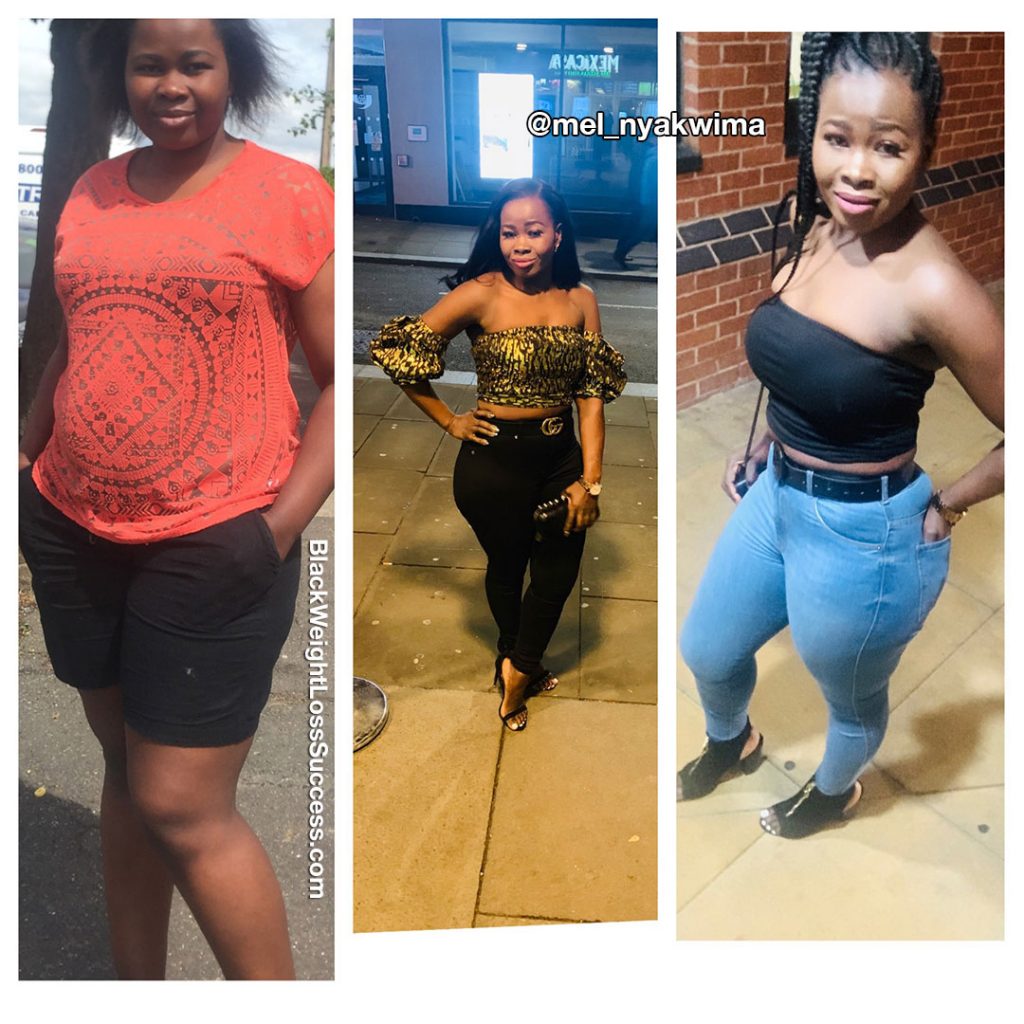 Mel lost 66 pounds | Black Weight Loss Success