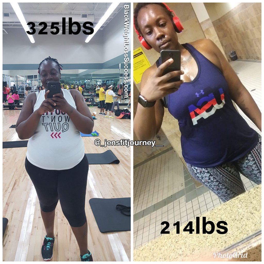 Jennifer lost 111 pounds | Black Weight Loss Success