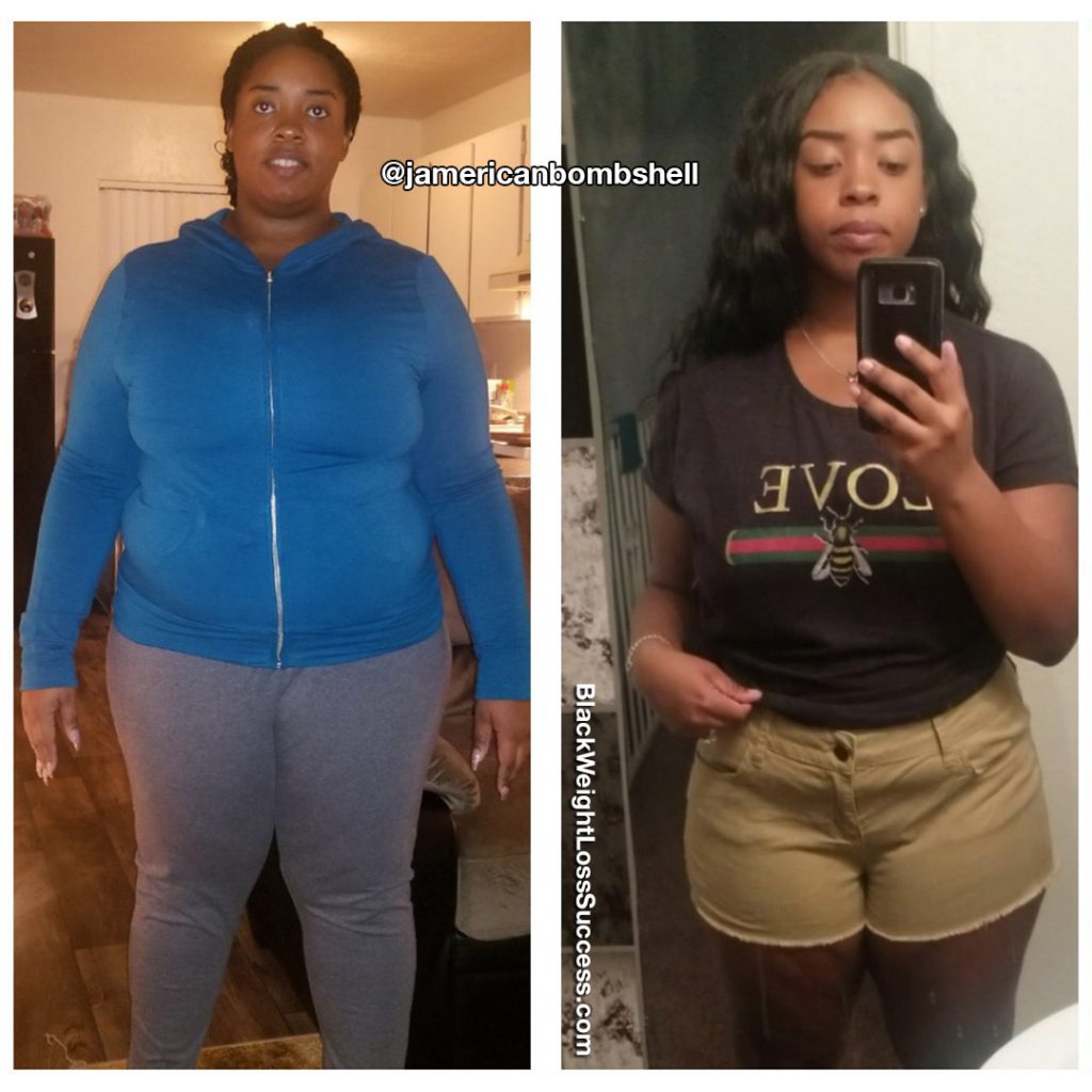 AJ lost 102 pounds - Black Weight Loss Success