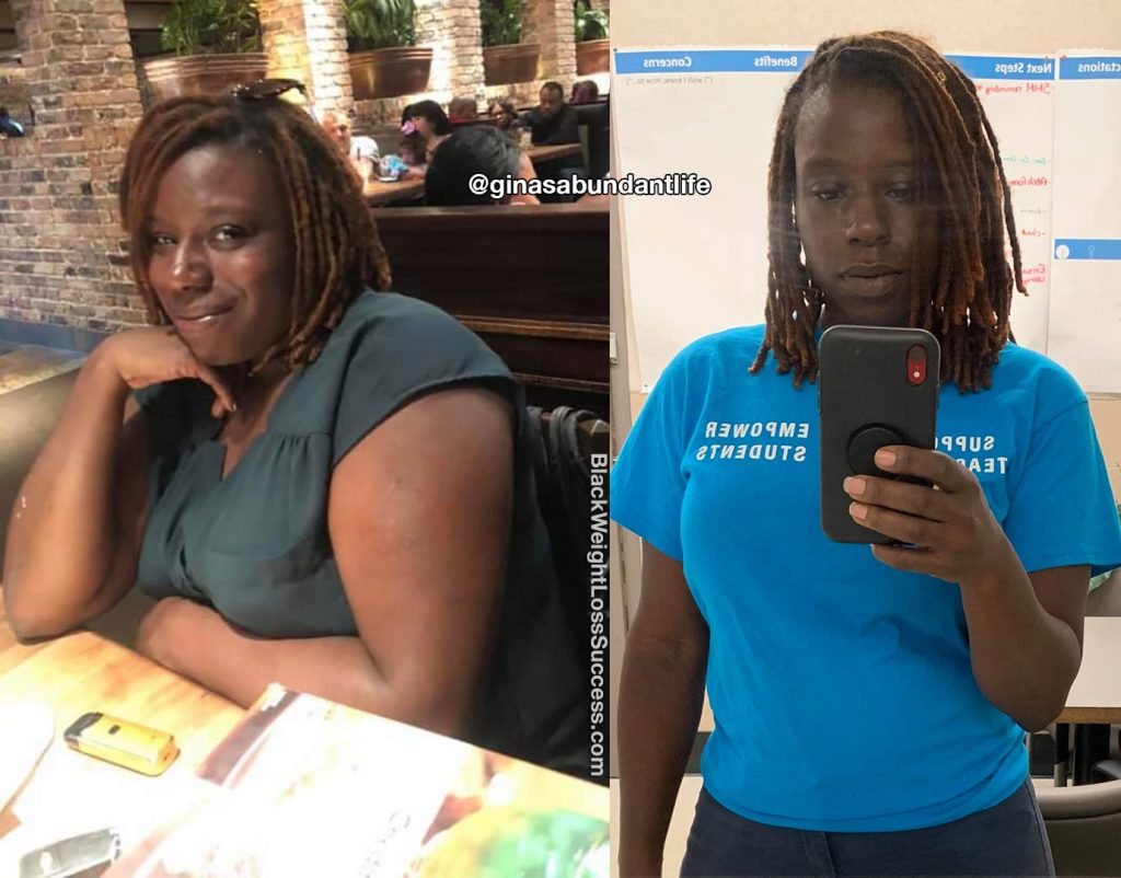 Regina lost 47 pounds | Black Weight Loss Success