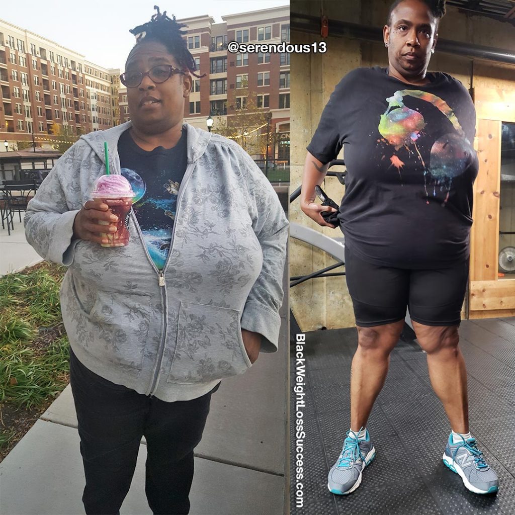 Tezhina lost 93 pounds | Black Weight Loss Success