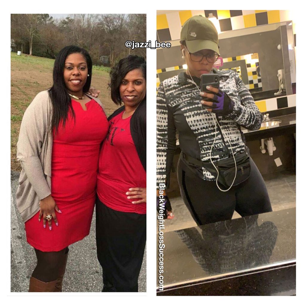 Jasmine lost 60 pounds | Black Weight Loss Success