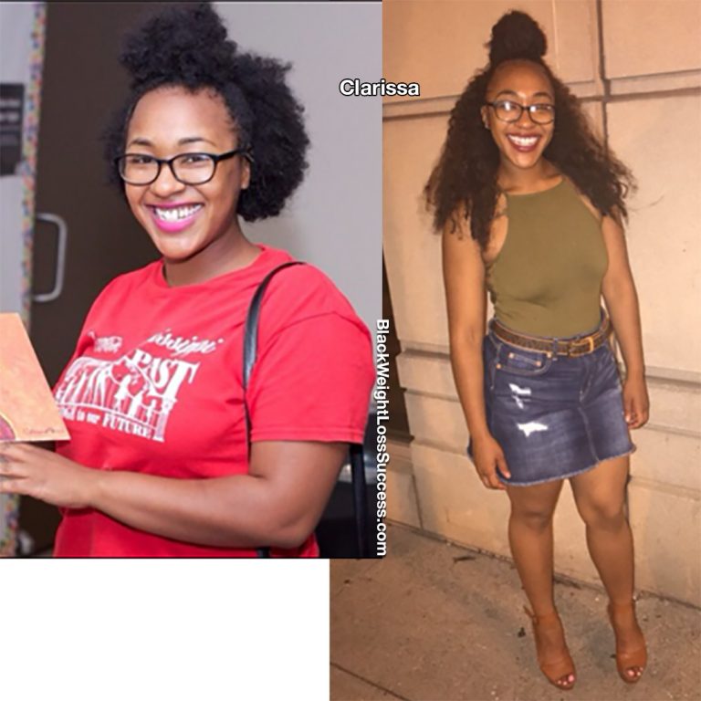 Clarissa lost 39 pounds - Black Weight Loss Success