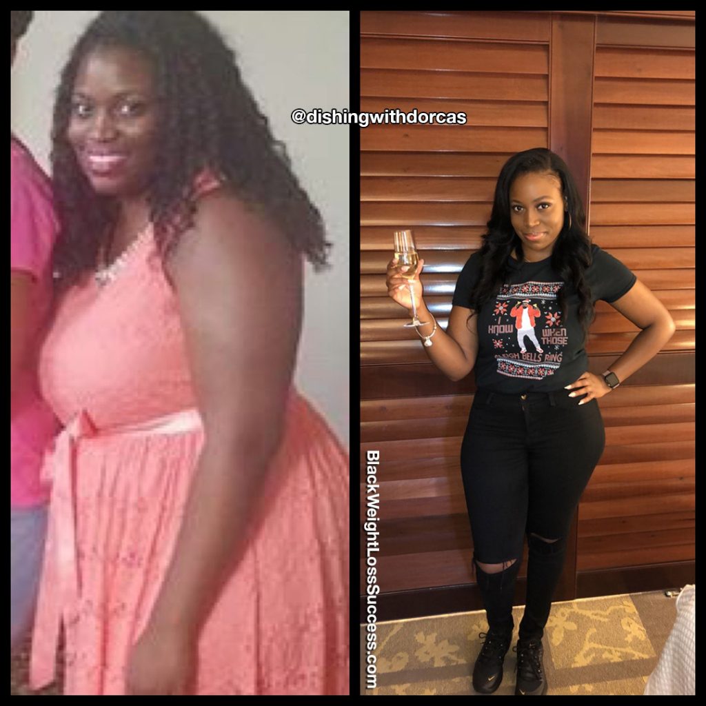 Dorcas lost 83 pounds | Black Weight Loss Success