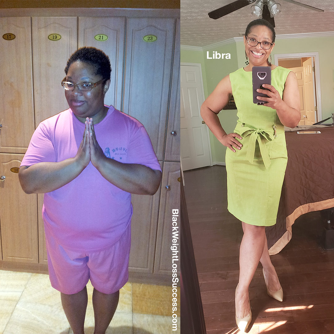 Libra Lost 110 Pounds Black Weight Loss Success Libra Lost 110 Pounds Black Weight Loss Success