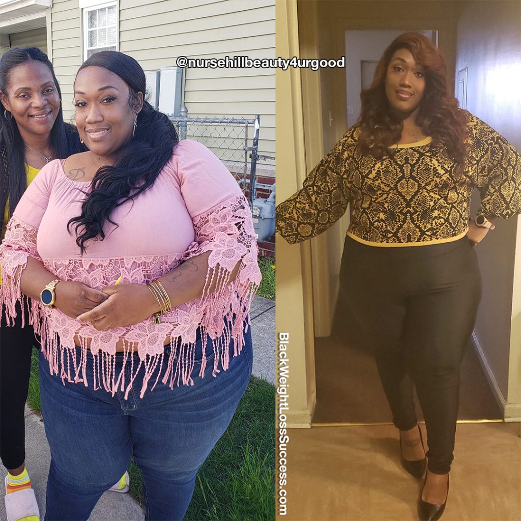 Shamyra lost 64 pounds | Black Weight Loss Success