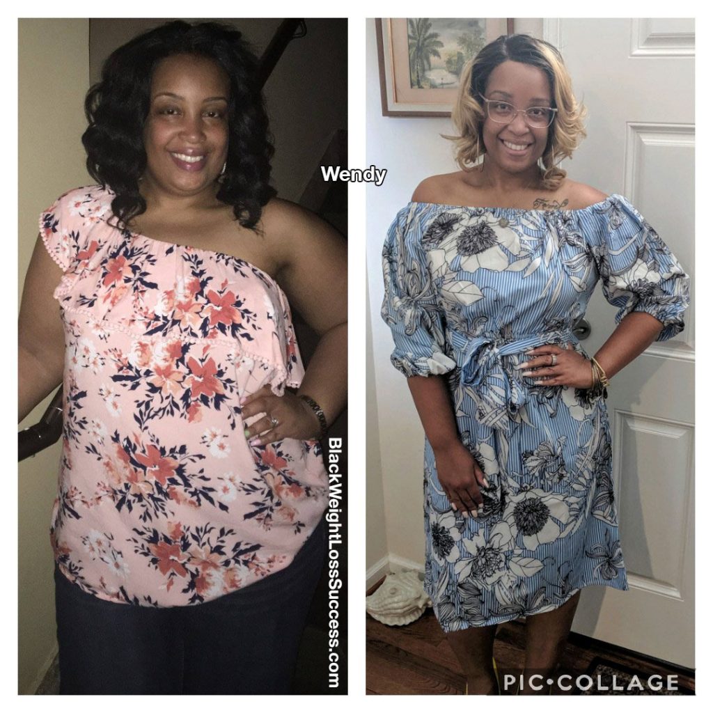 Wendy lost 58 pounds | Black Weight Loss Success