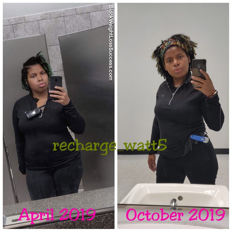 Dominique lost 49 pounds | Black Weight Loss Success