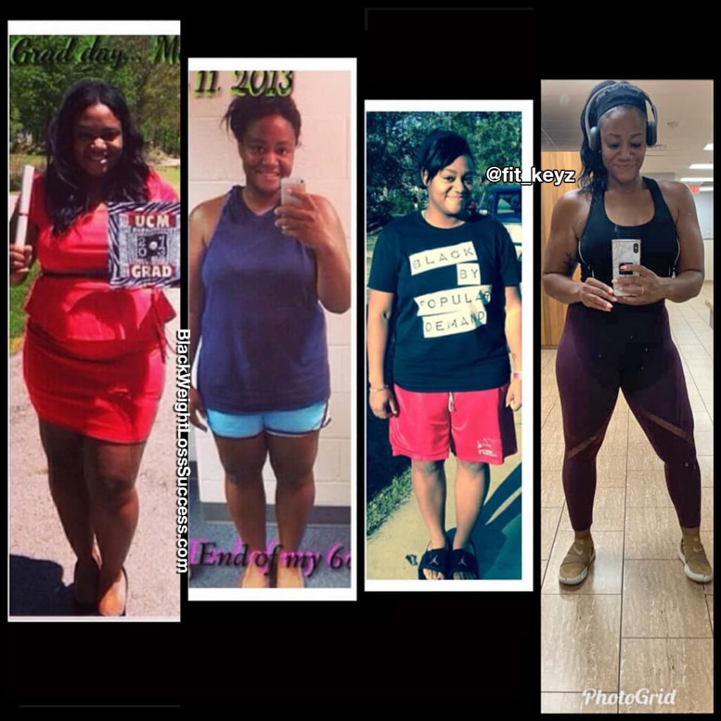 Keyaira lost 103 pounds | Black Weight Loss Success