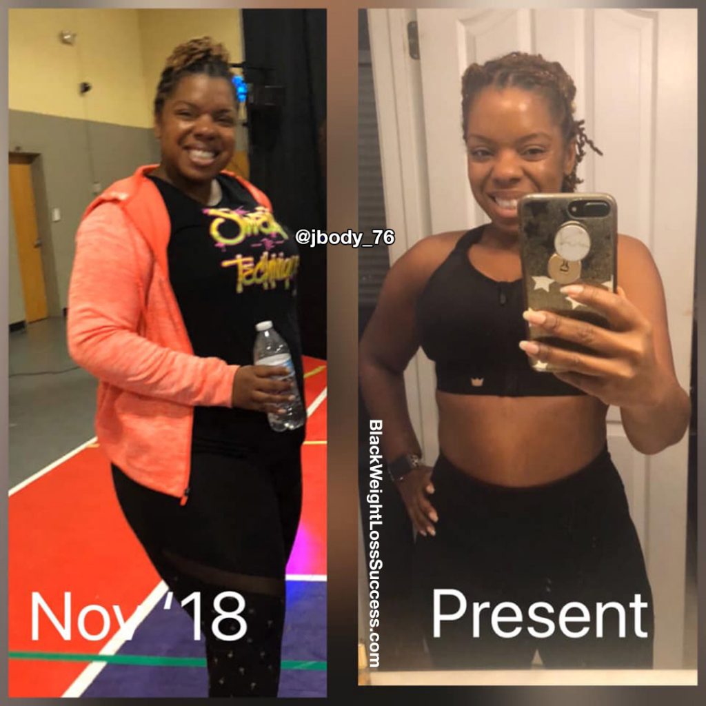 Jenice lost 77 pounds | Black Weight Loss Success