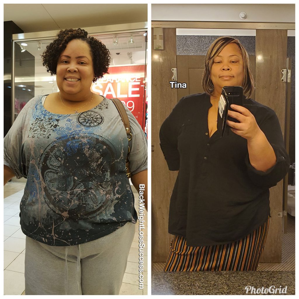 Tina lost 108 pounds | Black Weight Loss Success