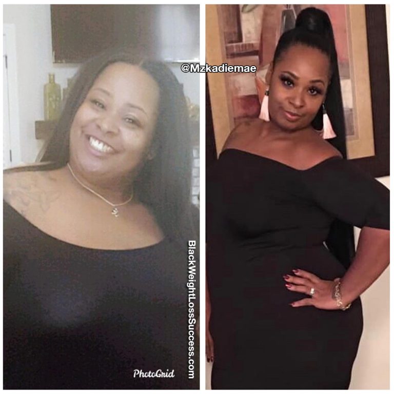 Kara lost 66 pounds | Black Weight Loss Success