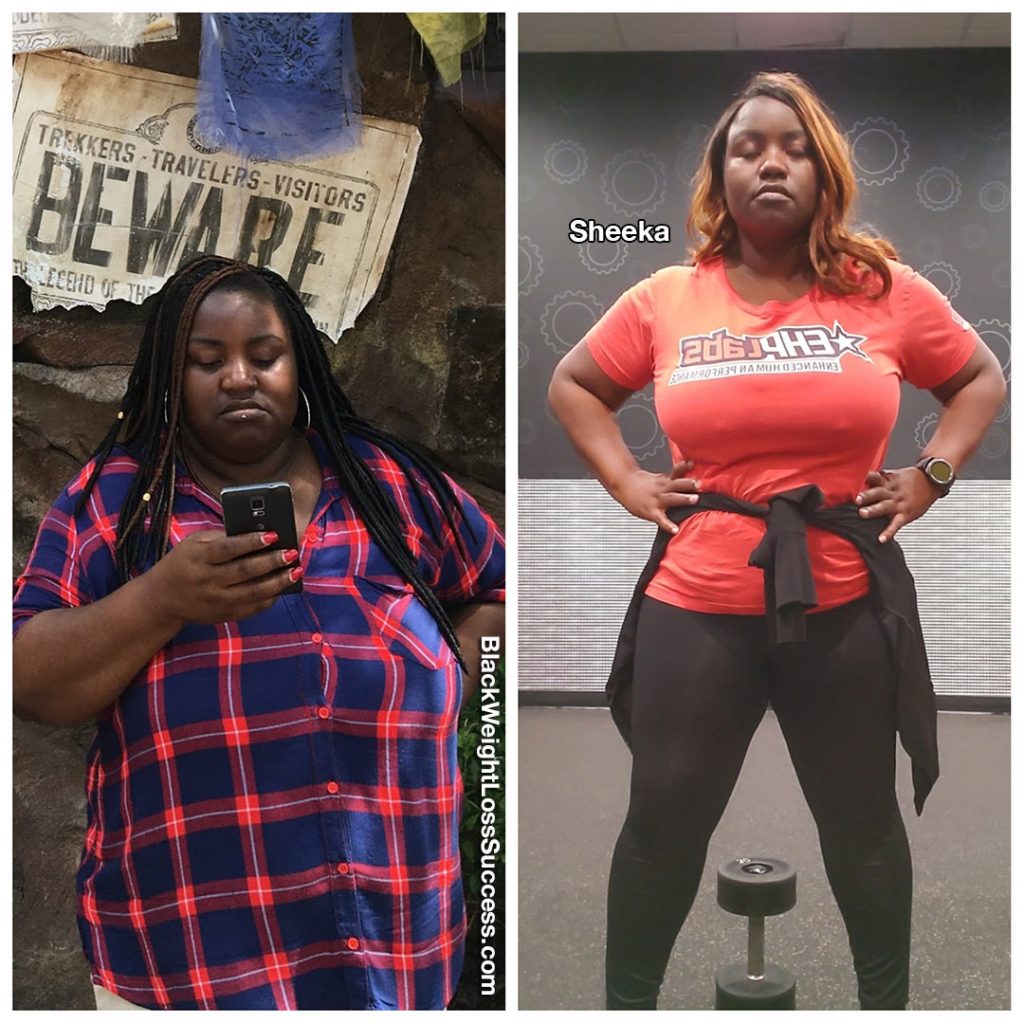 Sheeka lost 188 pounds | Black Weight Loss Success