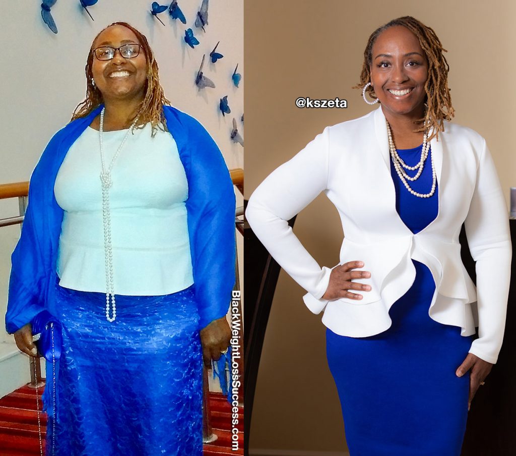 Frenchette lost 85 pounds | Black Weight Loss Success