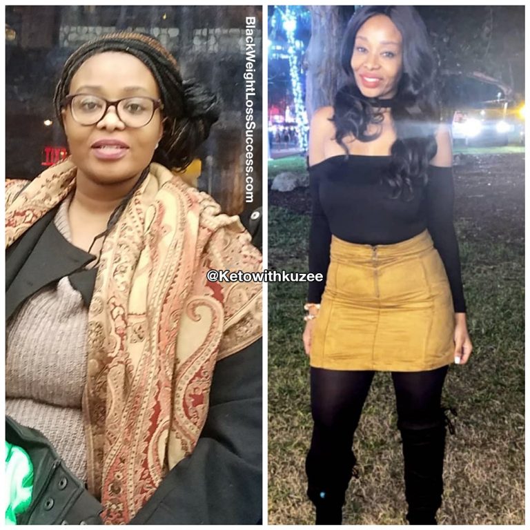 Kuziva lost 97 pounds | Black Weight Loss Success