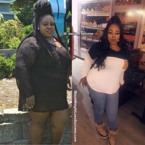 Tiffany lost 109 pounds - Black Weight Loss Success