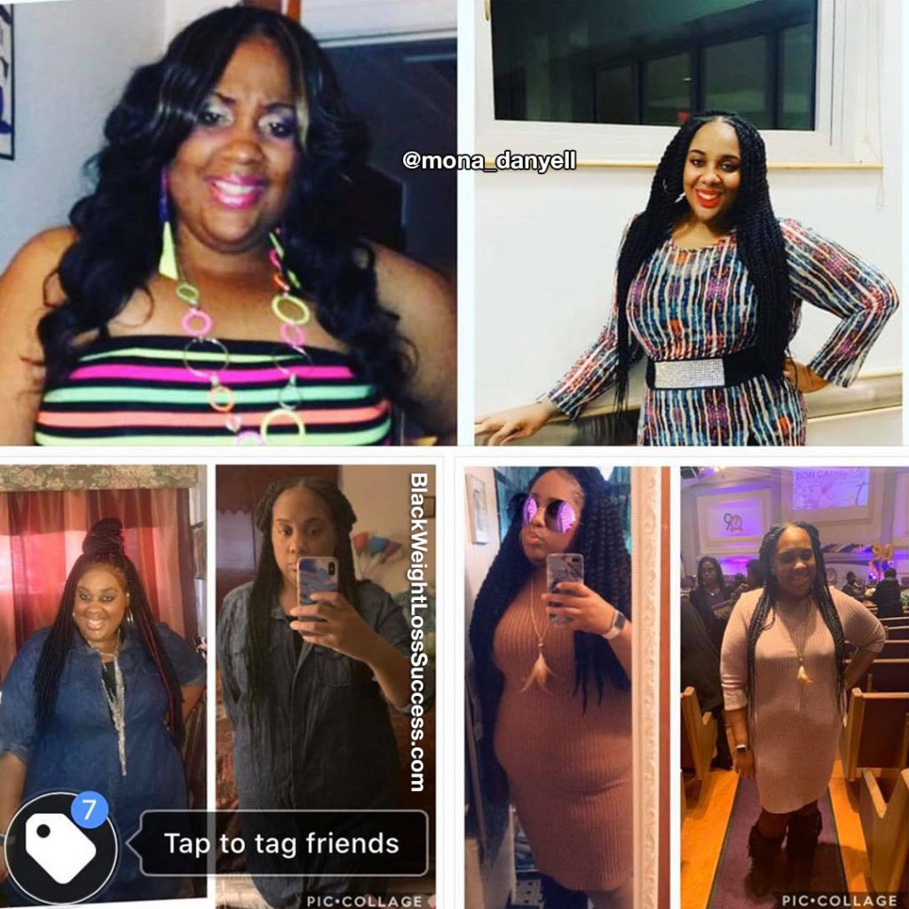 Mona lost 83 pounds | Black Weight Loss Success