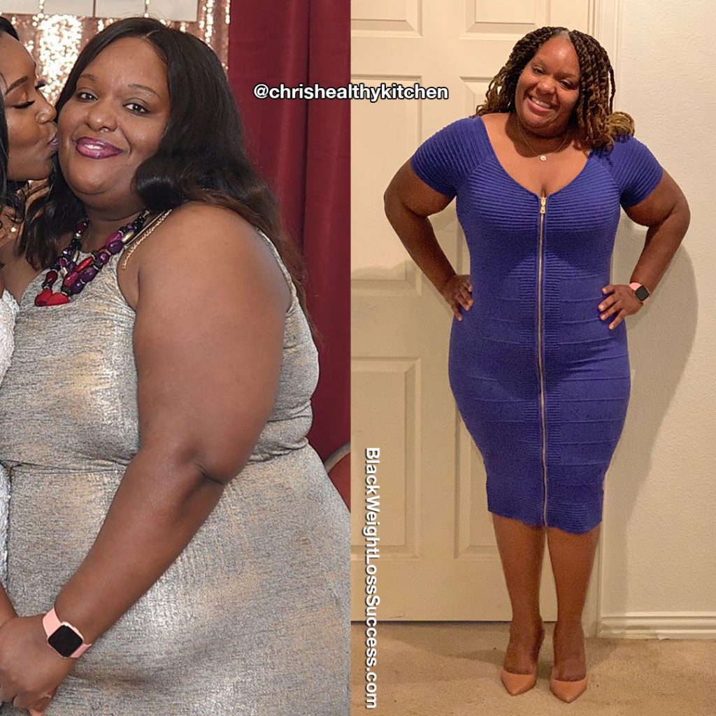 Christion lost 70 pounds | Black Weight Loss Success