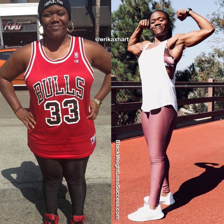 Erika lost 146 pounds - Black Weight Loss Success