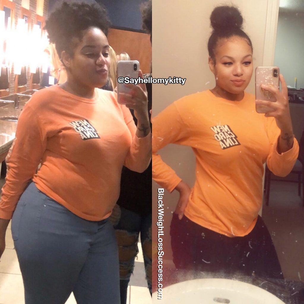 Jasmine lost 42 pounds | Black Weight Loss Success