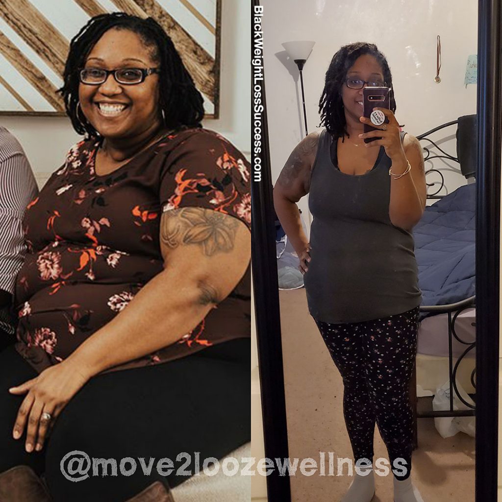 Natasha lost 108 pounds - Black Weight Loss Success