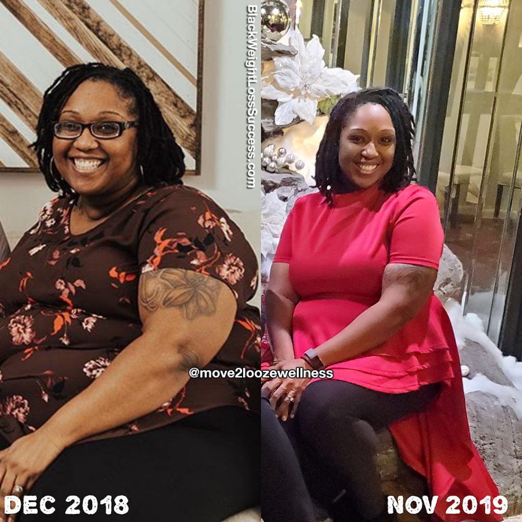 Natasha lost 108 pounds - Black Weight Loss Success