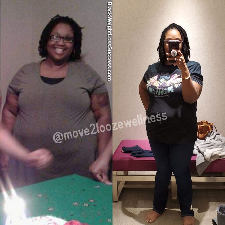 Natasha lost 108 pounds - Black Weight Loss Success