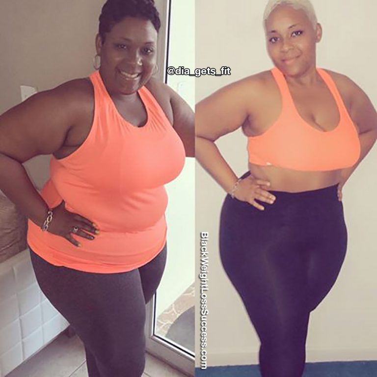 Andia lost 101 pounds - Black Weight Loss Success
