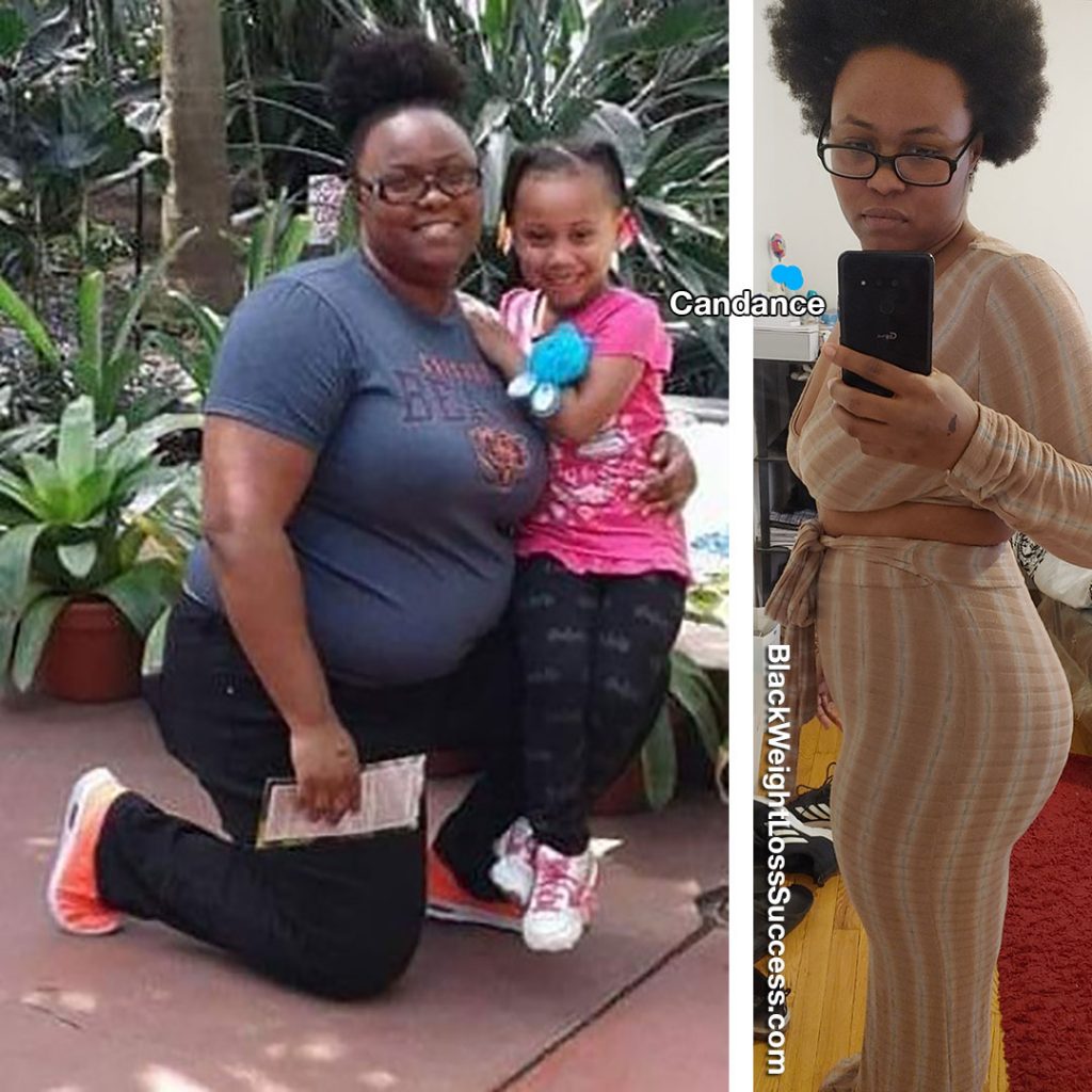Candance lost 126 pounds - Black Weight Loss Success