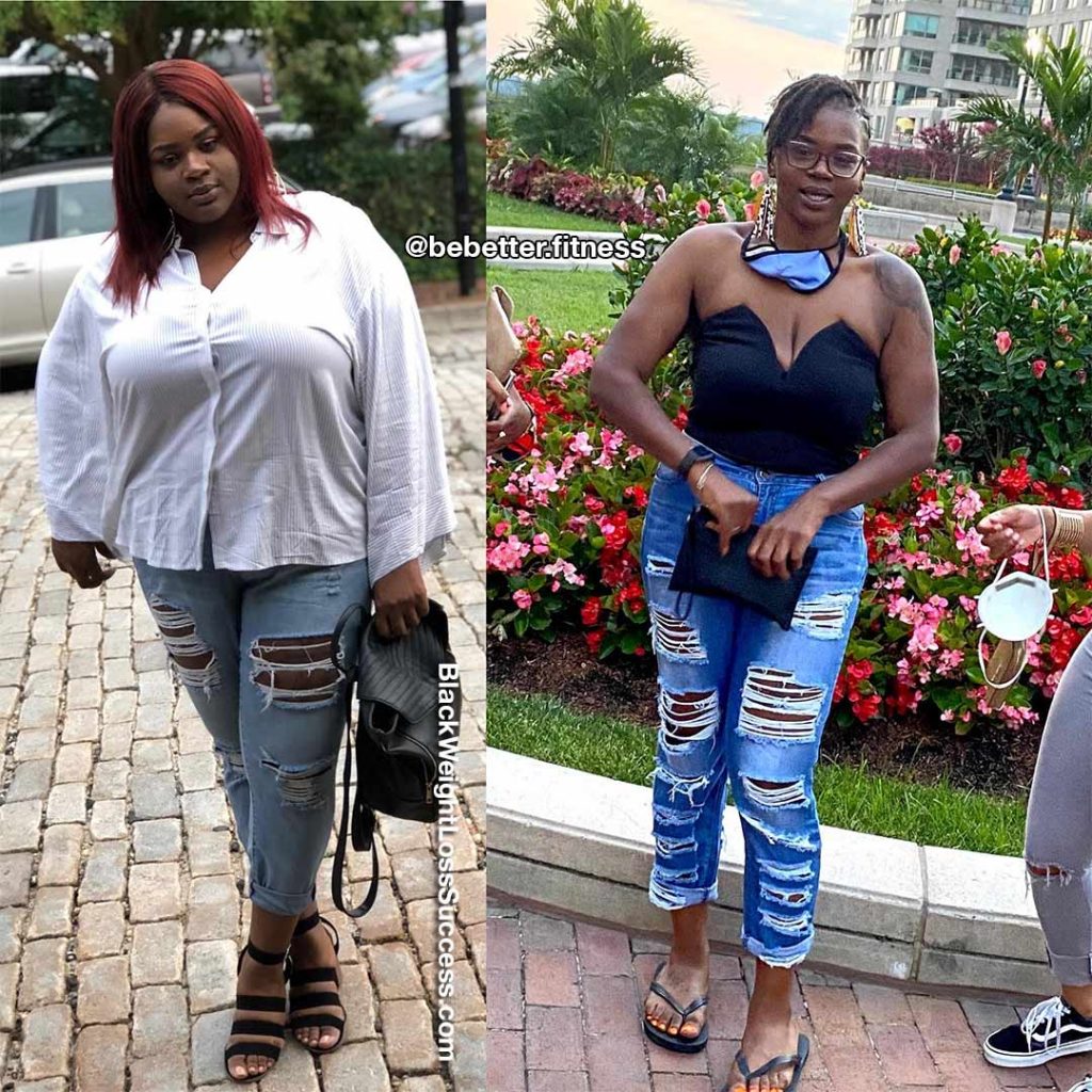 Charity lost 113 pounds - Black Weight Loss Success