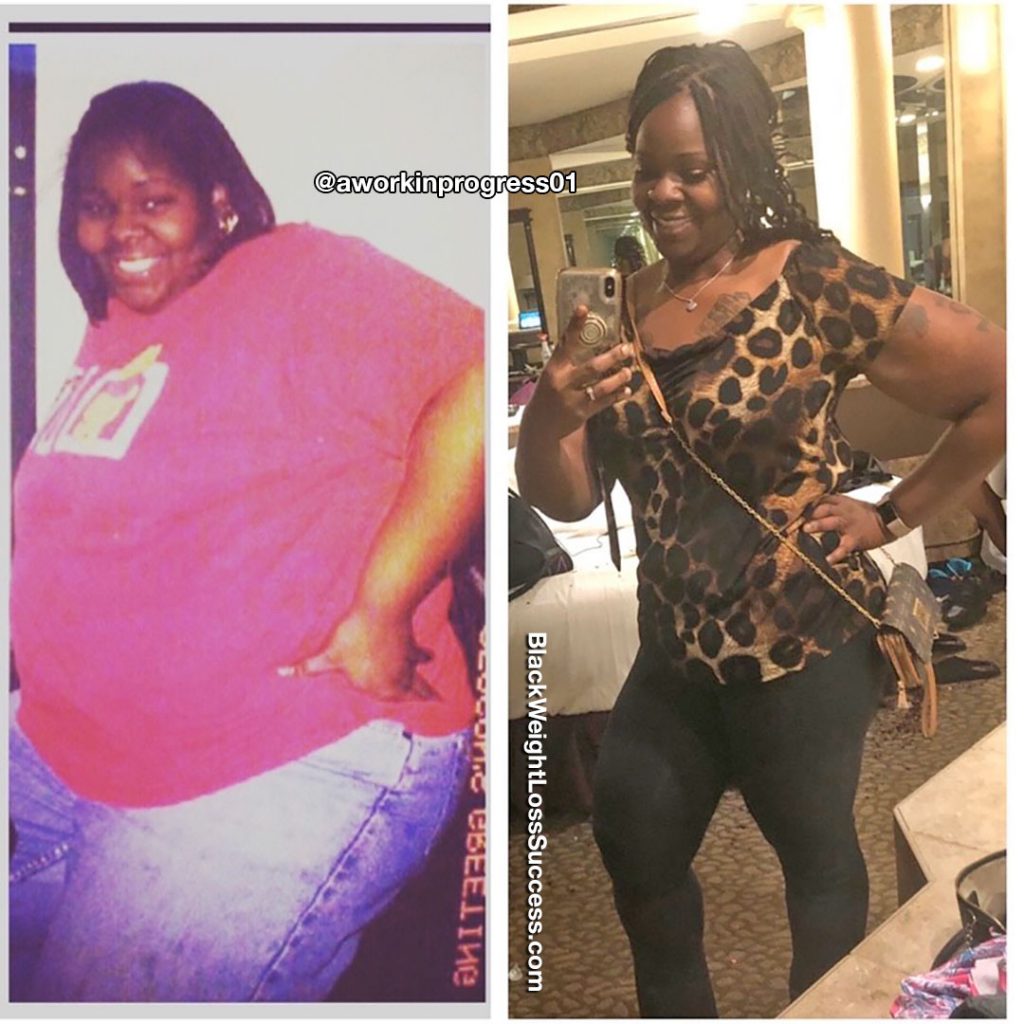 Dee lost 181 pounds - Black Weight Loss Success