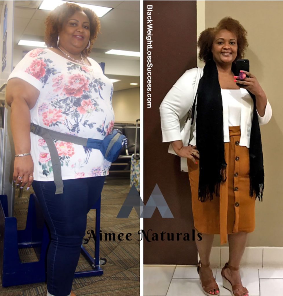 Aimee lost 103 pounds - Black Weight Loss Success