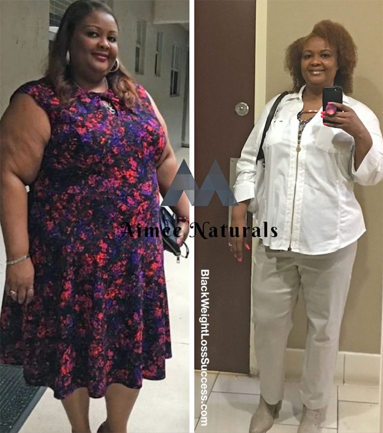 Aimee lost 103 pounds - Black Weight Loss Success