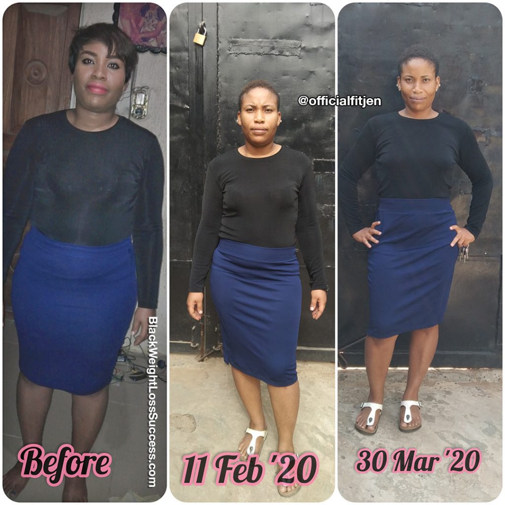 Jennifer lost 77 pounds - Black Weight Loss Success