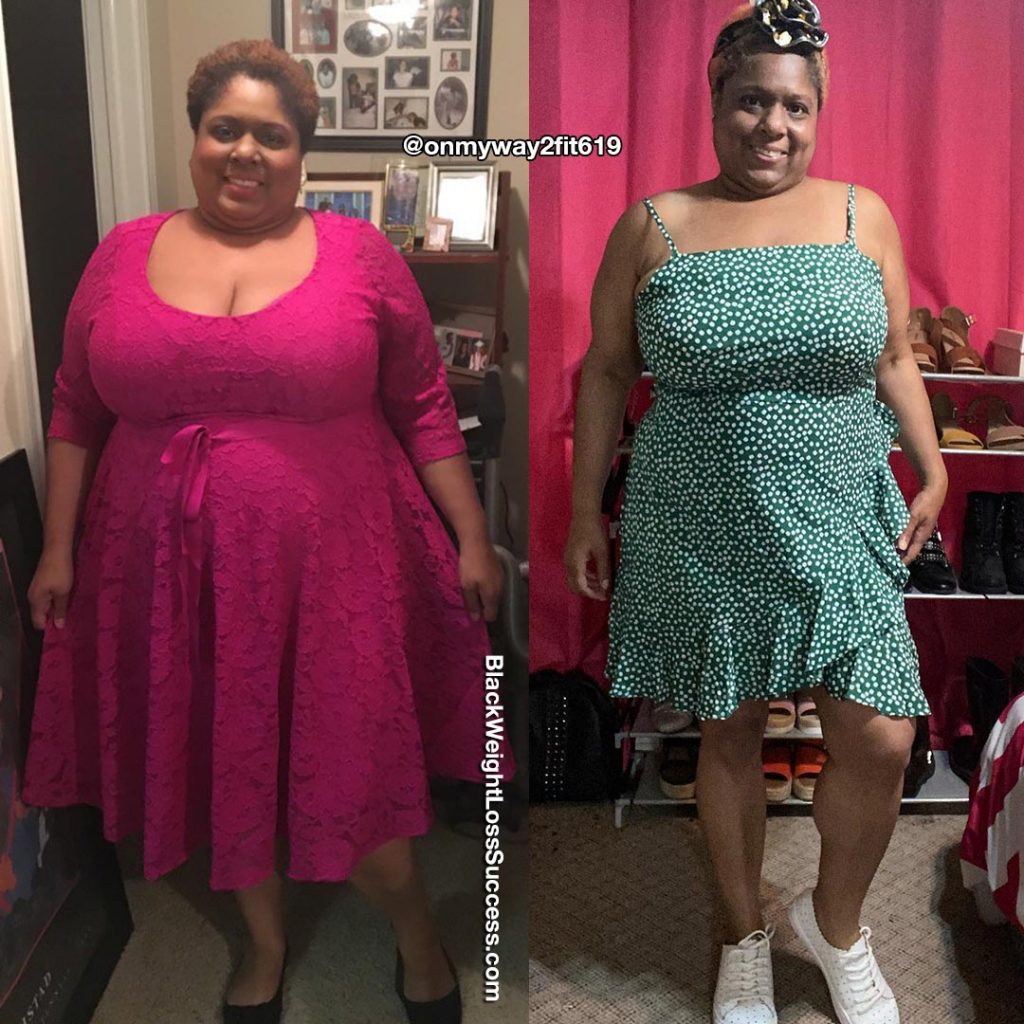 Vicki lost 76 pounds - Black Weight Loss Success