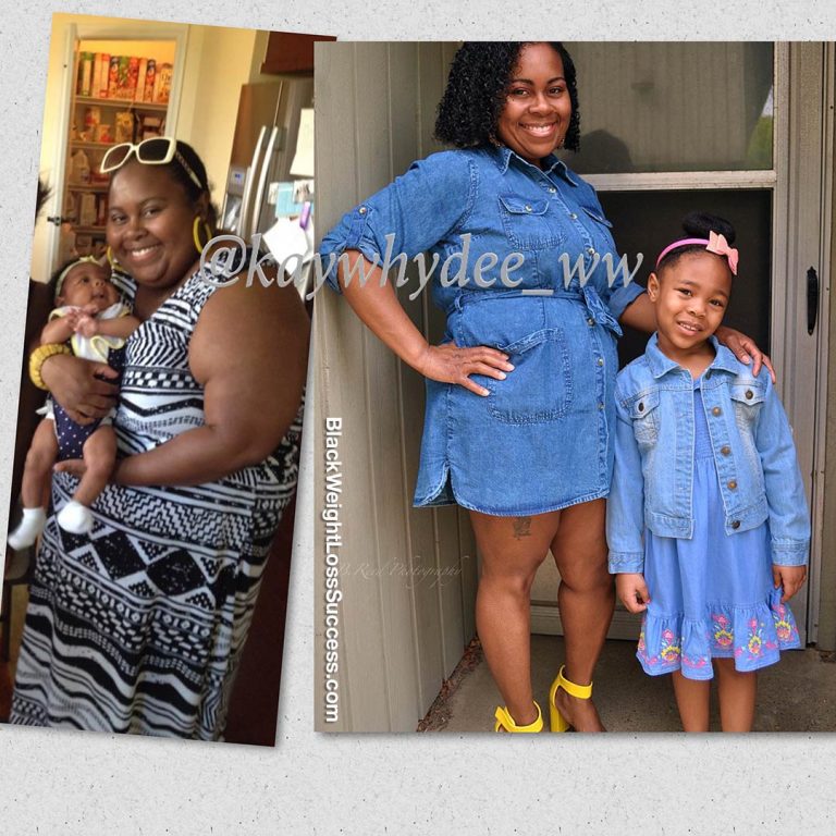 Kiana lost 106 pounds - Black Weight Loss Success