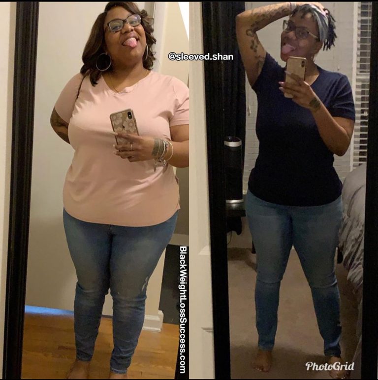 Shannon lost 114 pounds - Black Weight Loss Success