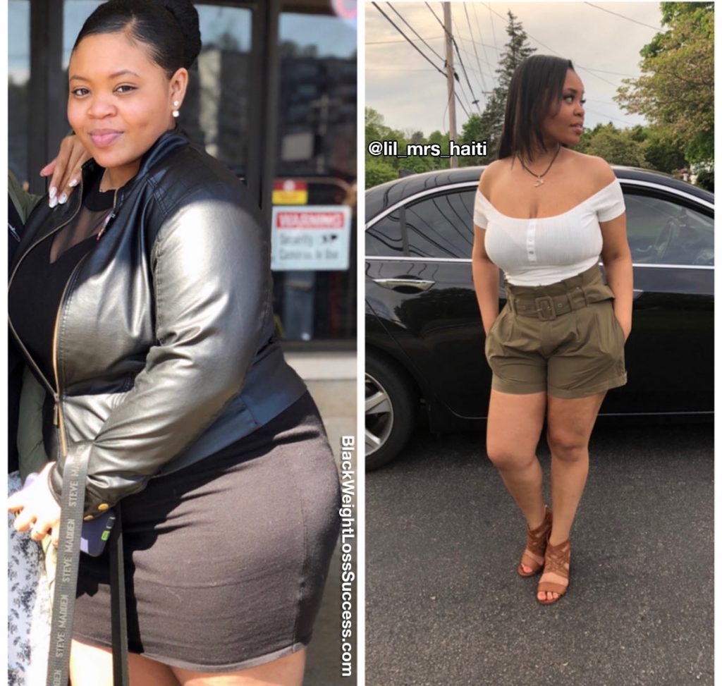 Chantale lost 70 pounds - Black Weight Loss Success