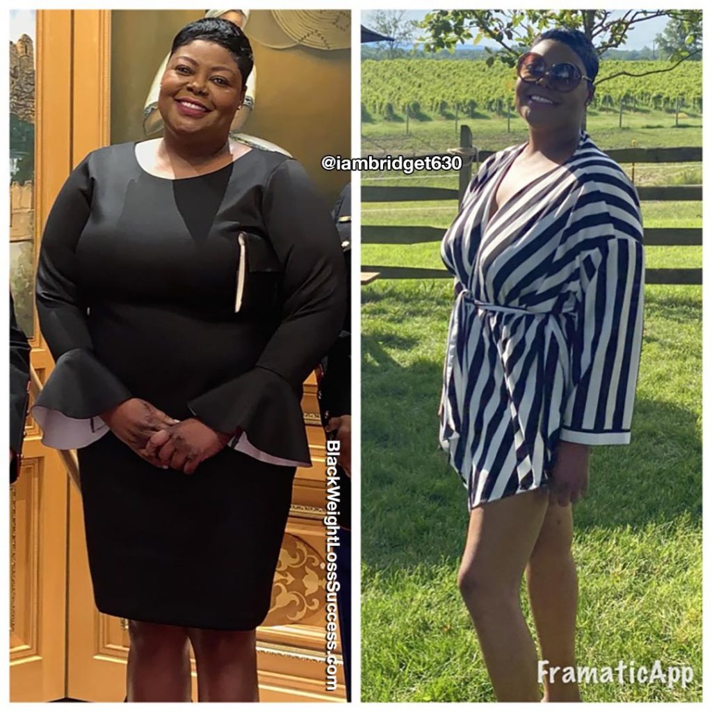 Bridget lost 43 pounds - Black Weight Loss Success