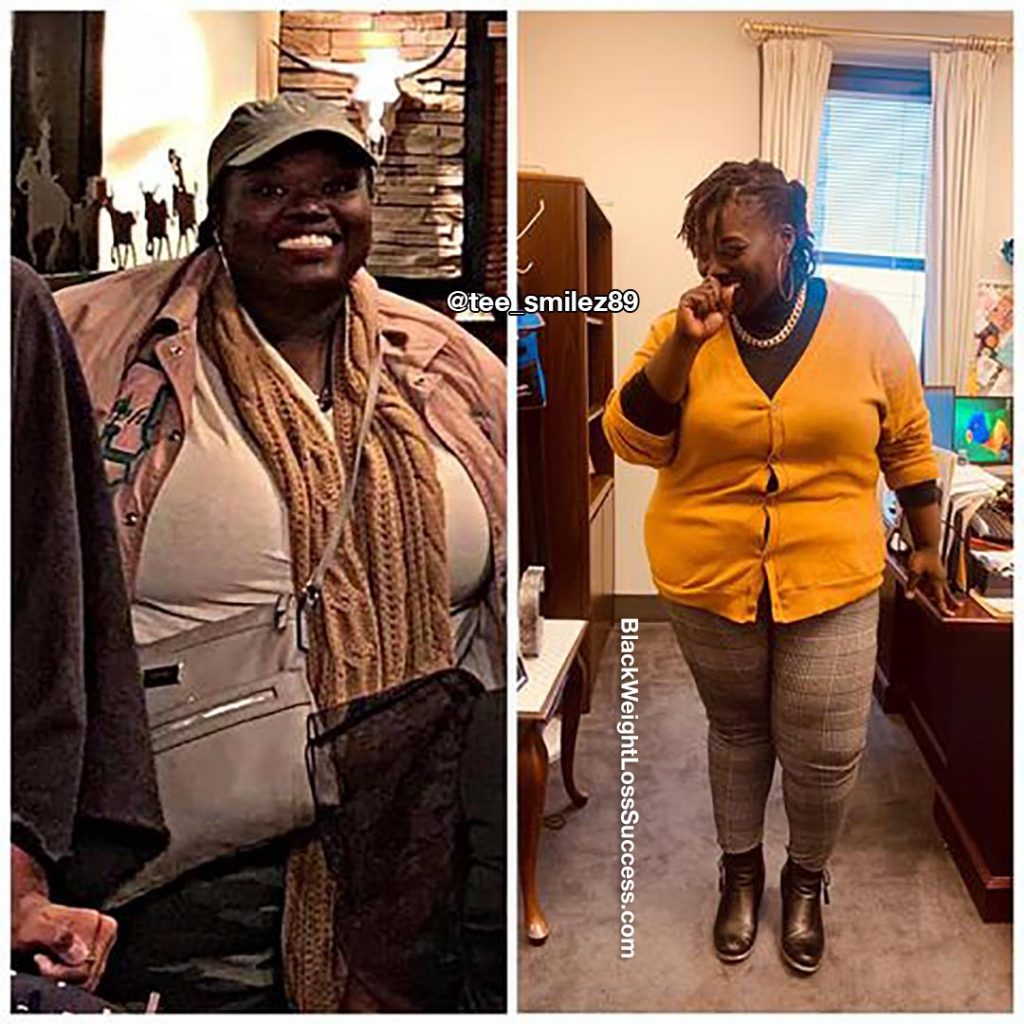 Christina lost 105 pounds - Black Weight Loss Success