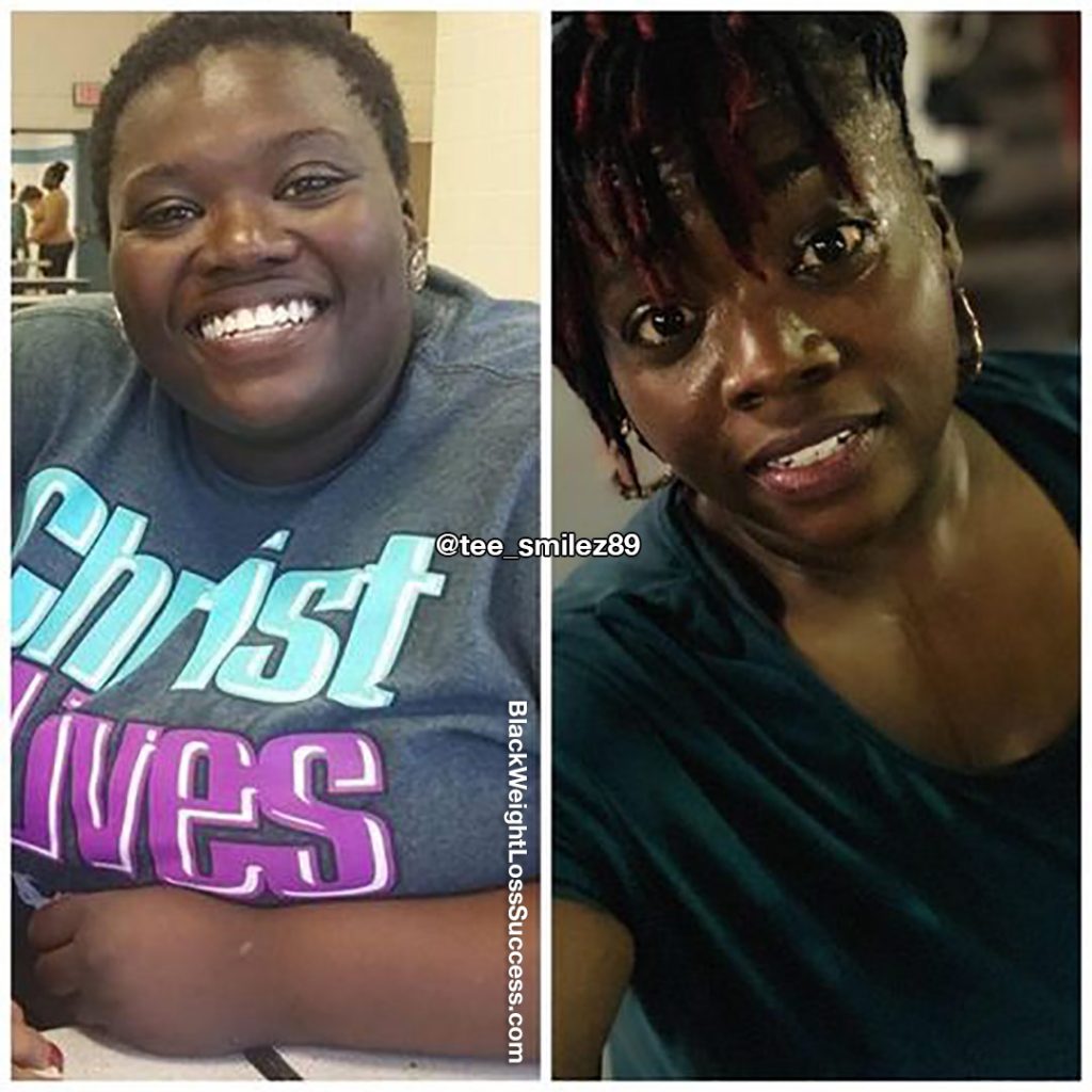 Christina lost 105 pounds - Black Weight Loss Success
