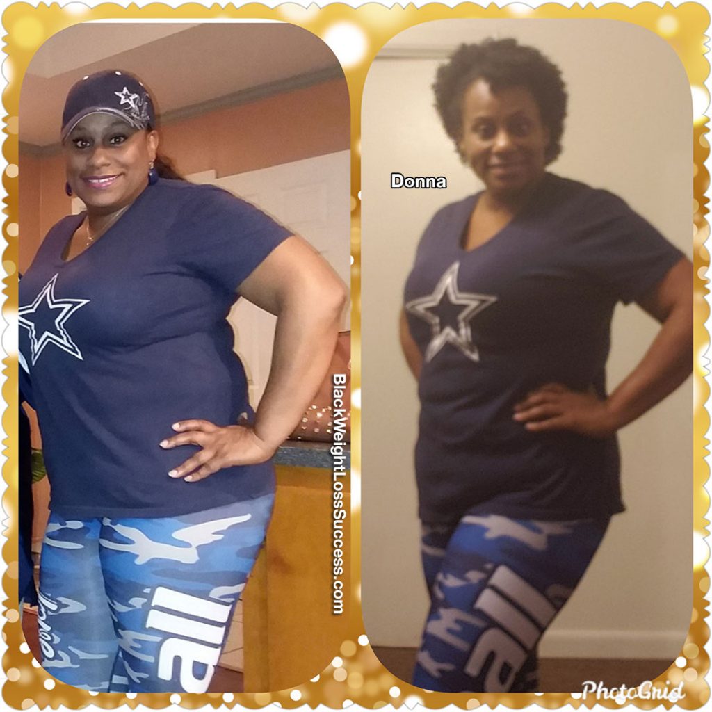 Donna lost 64 pounds - Black Weight Loss Success